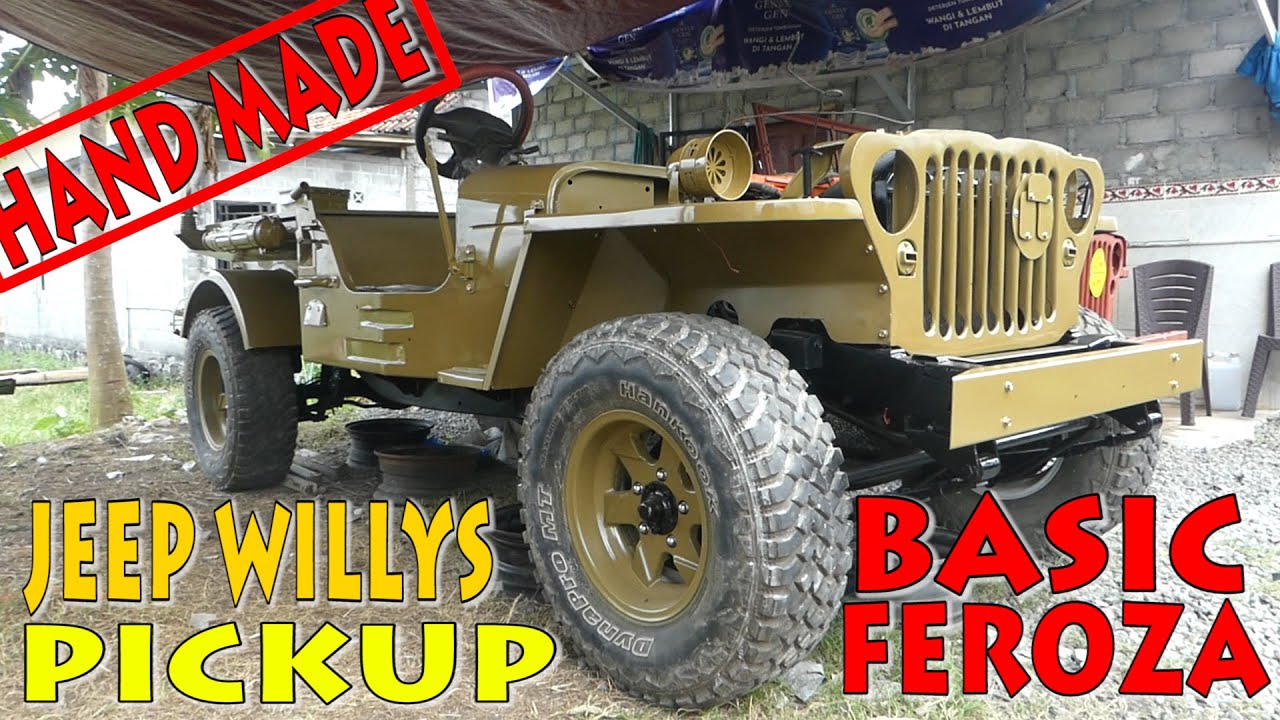 REPLIKA JEEP WILLYS PICKUP - YouTube