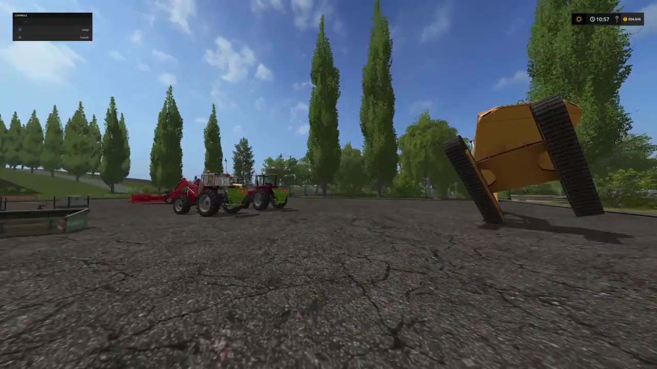 Farming simulator 2017 another epic Fail - YouTube