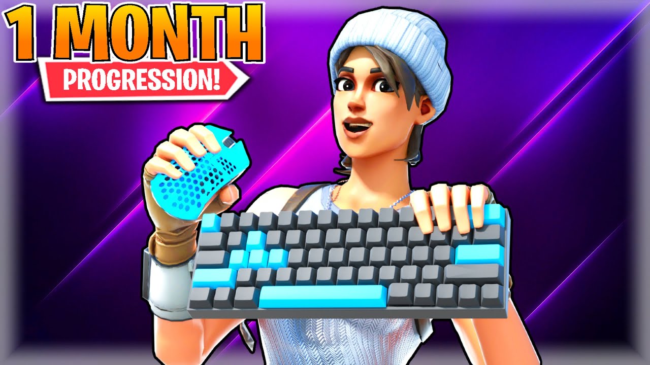 1 MONTH Fortnite Keyboard and Mouse Progression! (TIPS) - YouTube