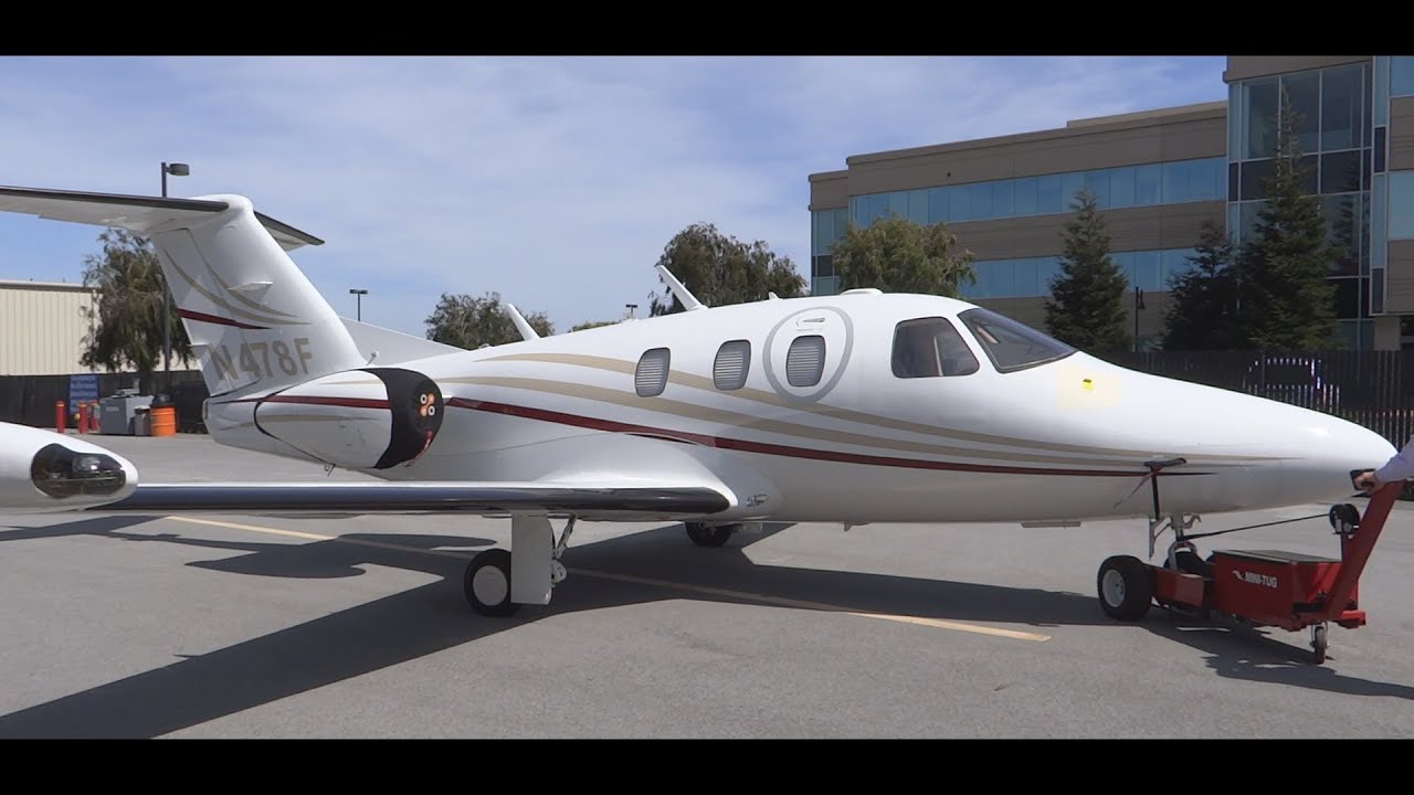 HD Eclipse 500 Landing, Taxi, and Parking at San Carlos Airport - YouTube