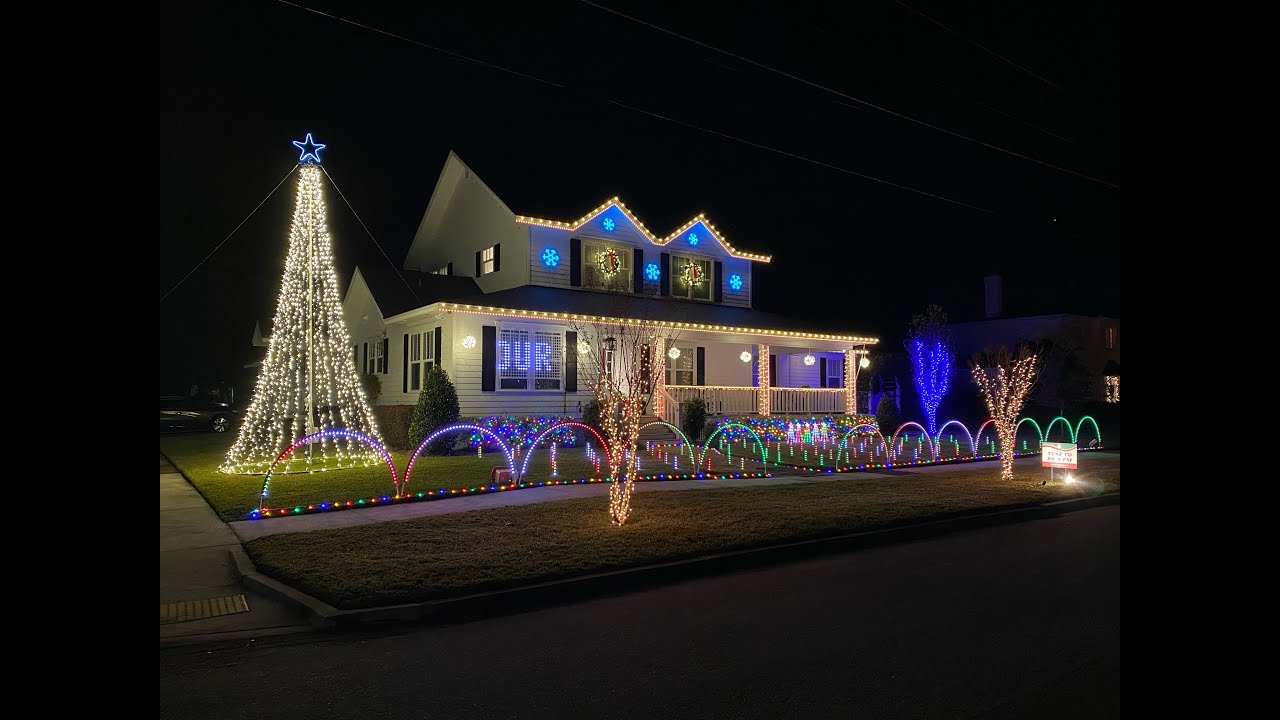 Jack's Christmas Light Spectacular 2021 Full Light Show - YouTube