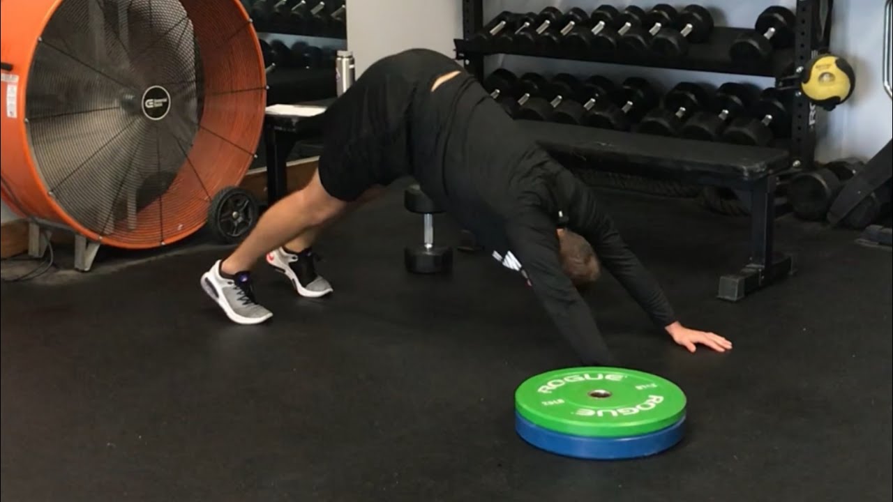 Hand Walk to Yoga Push-Up (Hips High) - YouTube