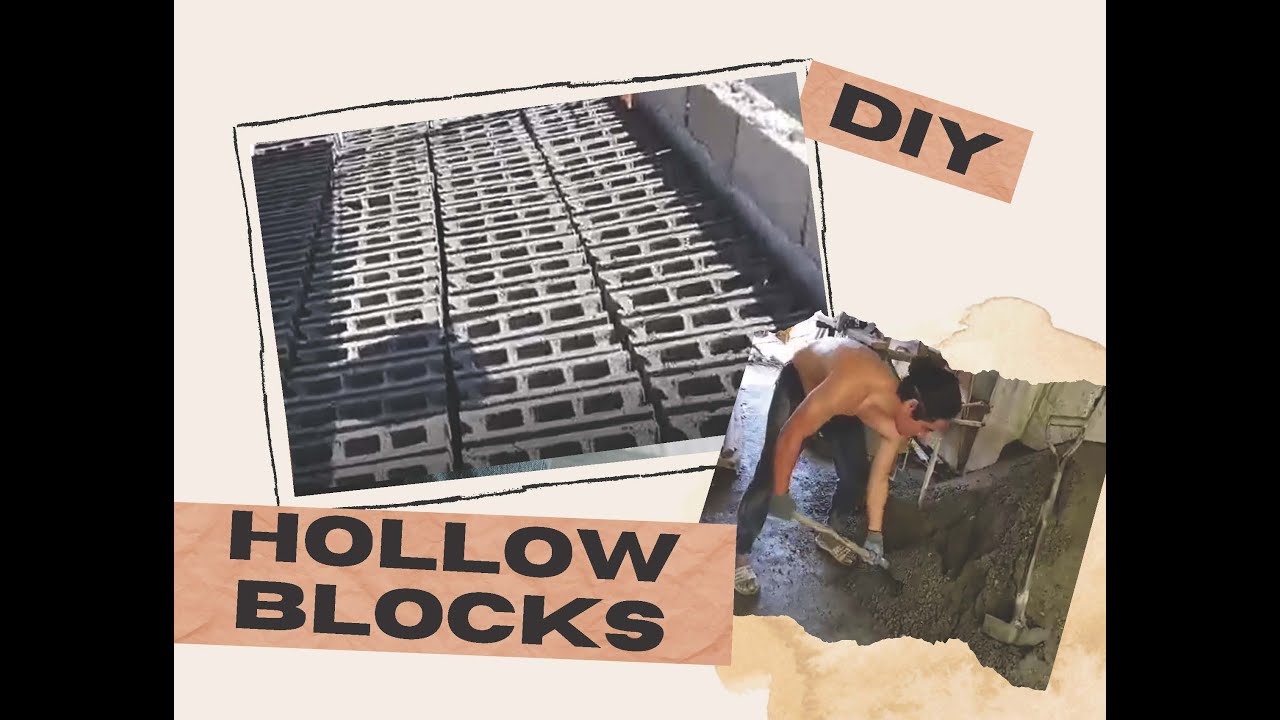 OUR DIY HOLLOW BLOCKS #tipidtips // Simple Joy - YouTube