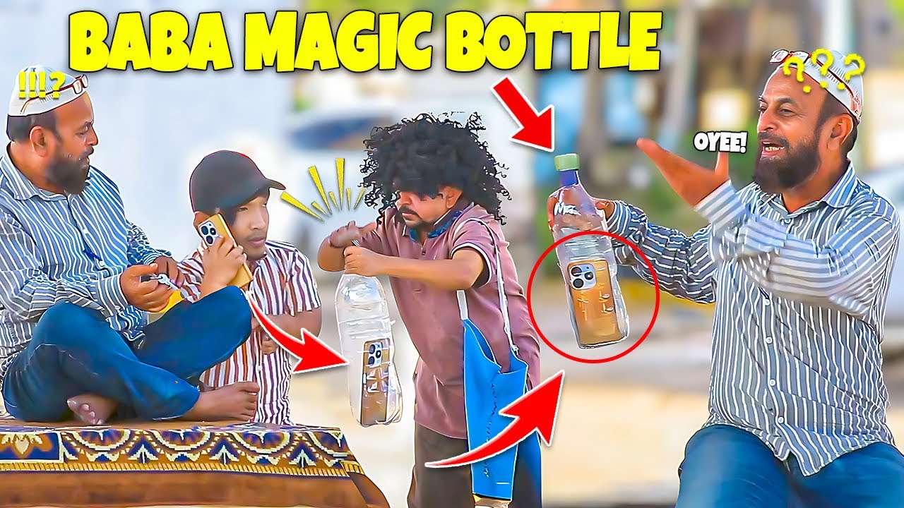 BaBa Bottle Magic Prank - Funny Reactions | @NewTalentOfficial - YouTube