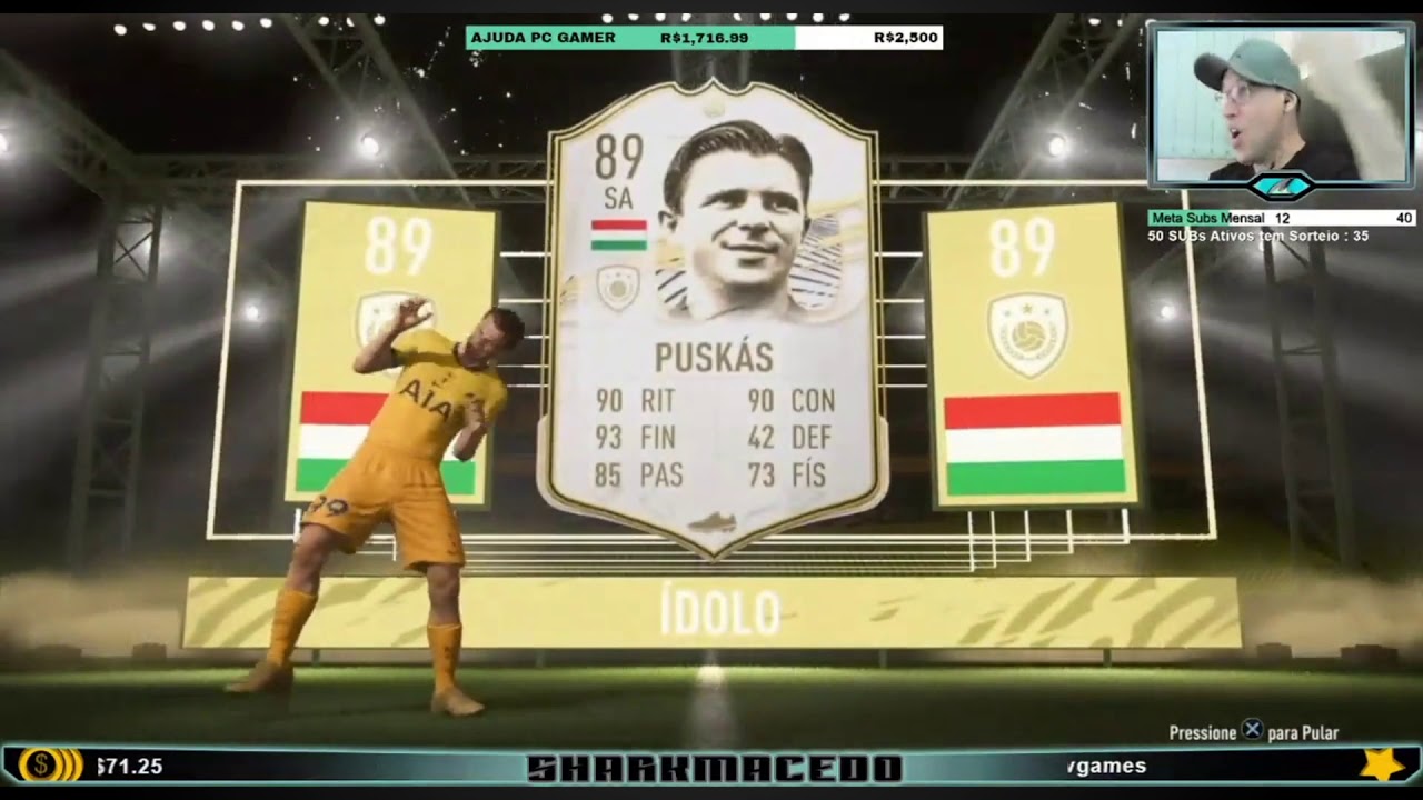 FIFA 21 - TIRAMOS O PUSKAS NO MELHORIA ICON BABY. - YouTube