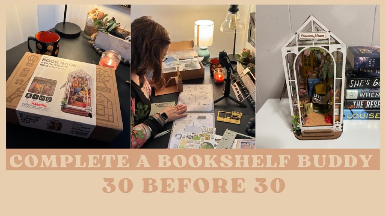 Complete a Bookshelf Buddy! | 30 before 30 list series! - YouTube