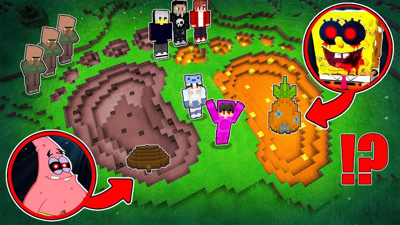 We Found the BIGGEST SCARY FOOTPRINTS SPONGEBOB.exe and PATRICK.exe in ...