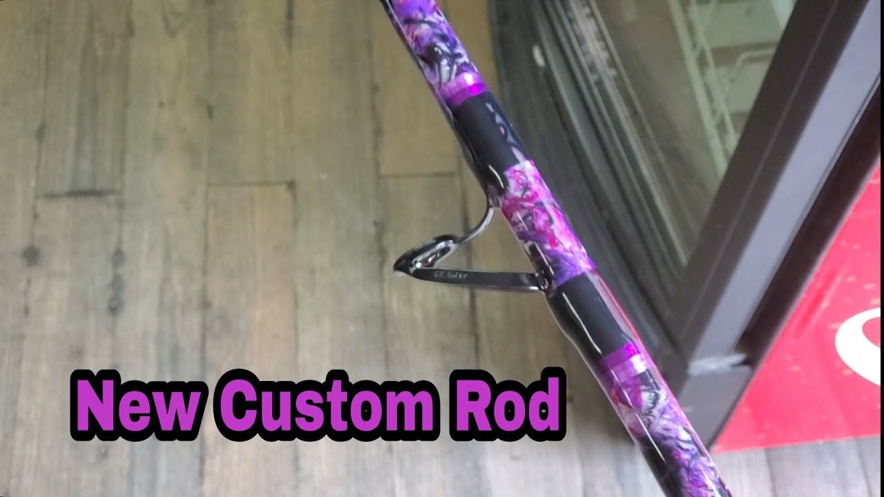 NEW CUSTOM RODS in the mix for the drawing or side purchase - YouTube