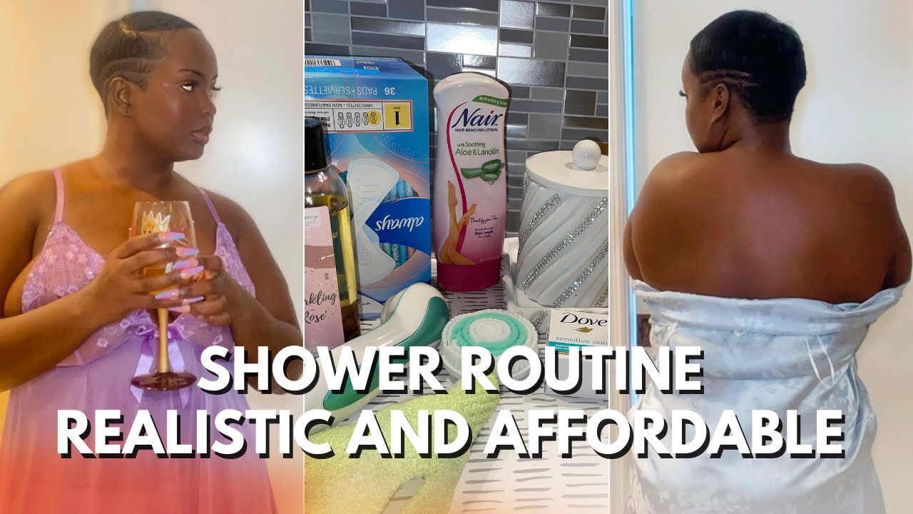 SHOWER ROUTINE 2022 | AFFORDABLE & REALISTIC FEMININE HYGIENE + SELF ...
