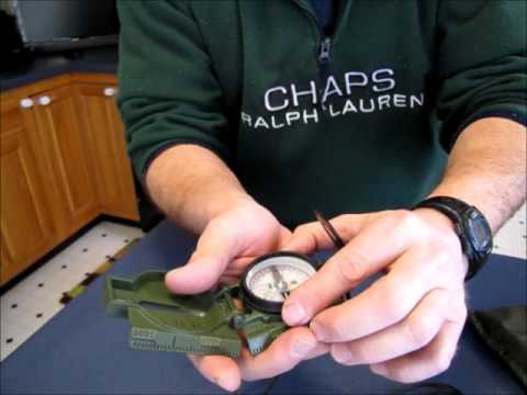 How to Shoot an Azimuth With Your Lensatic Compass - YouTube