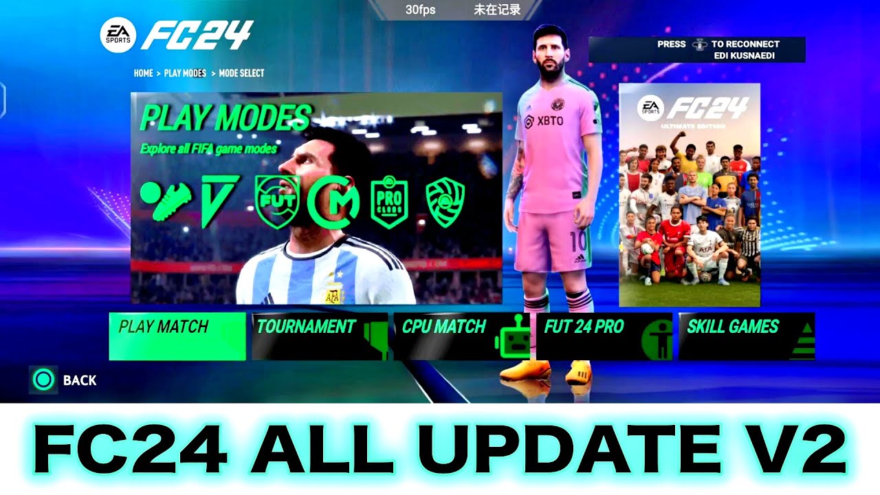 EA FC24 MOBILE ALL NEW UPDATE FEATURES ADDED - TOURNAMENTS, PLAYER ...