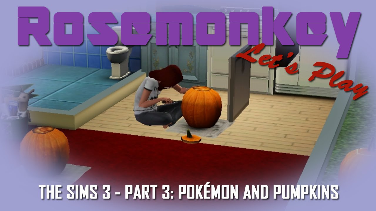 Pokémon and Pumpkins | The Sims 3 #3 - YouTube