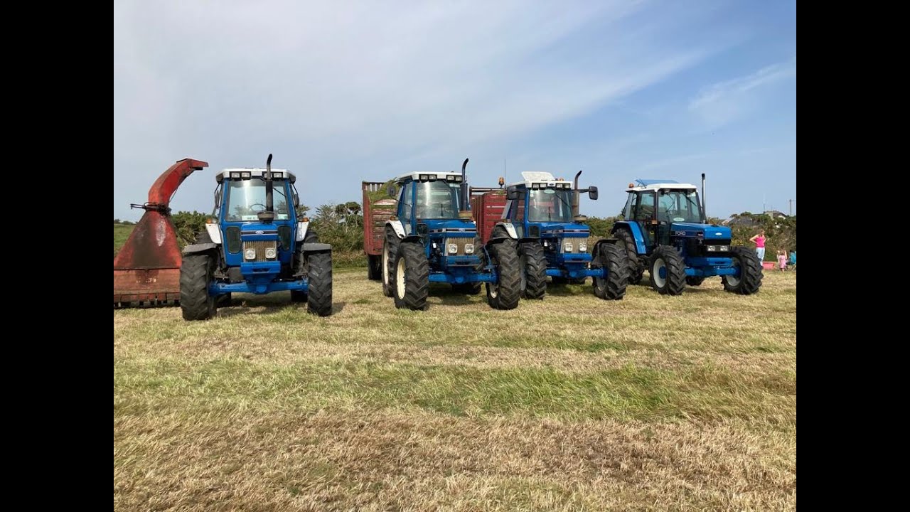 ford 7810 single chop tarrup old school silage 7740 6640 newholland ...