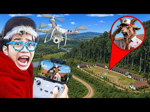 DRONE BERHASIL MENANGKAP ANAK SD KEPALA KAMBING NYATA! DIA BUKAN MANUSIA...