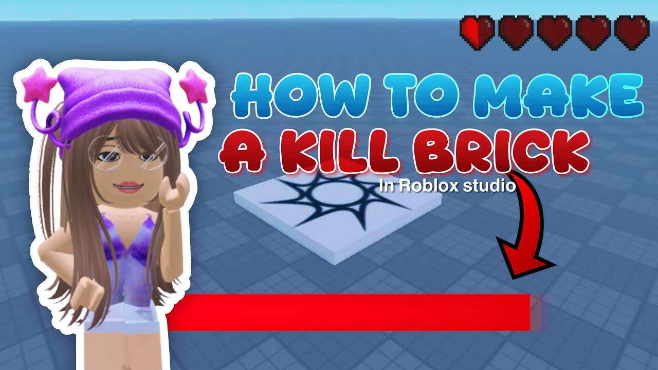 How to make a kill brick in Roblox studio // ItsEli_Rblx - YouTube