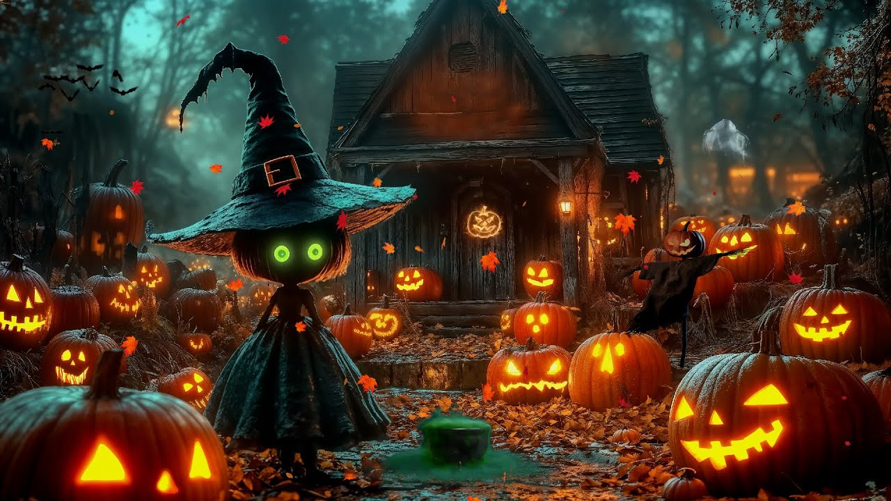 Spooky Halloween Atmosphere 2024 👻Best Relaxing Autumn Halloween Music ...