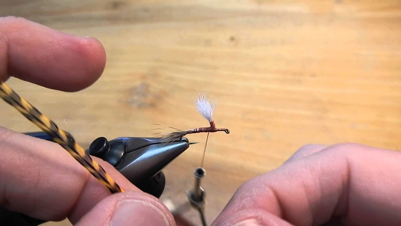 Tying the Brindle Chute fly - YouTube