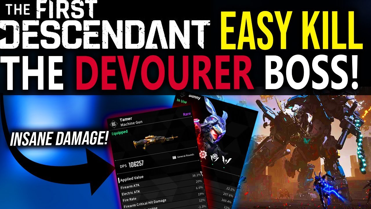 The First Descendant: KILL DEVOURER EASY! (full guide) - YouTube
