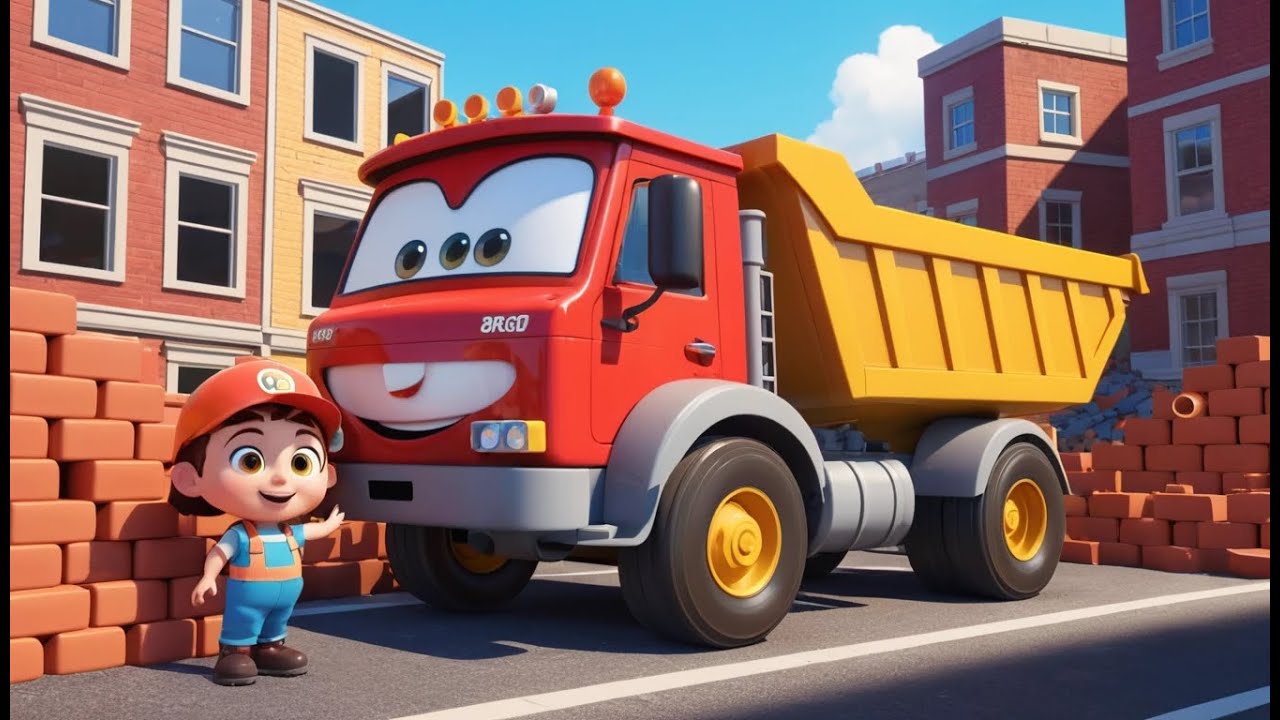 Dump Truck Song – Count Before It Empties! | Fun Kids Song ...