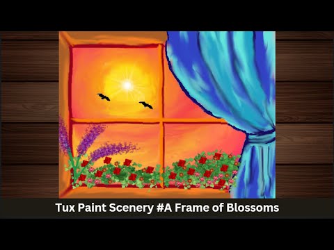 "Tux Paint Scenery: A Frame of Sunset" - YouTube
