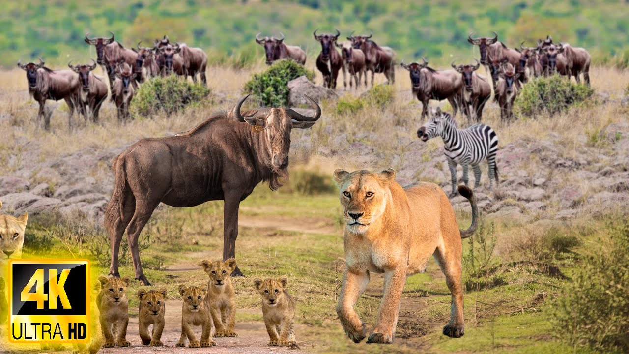 African Animals 4K: Kgalagadi Transfrontier Park - Amazing African ...