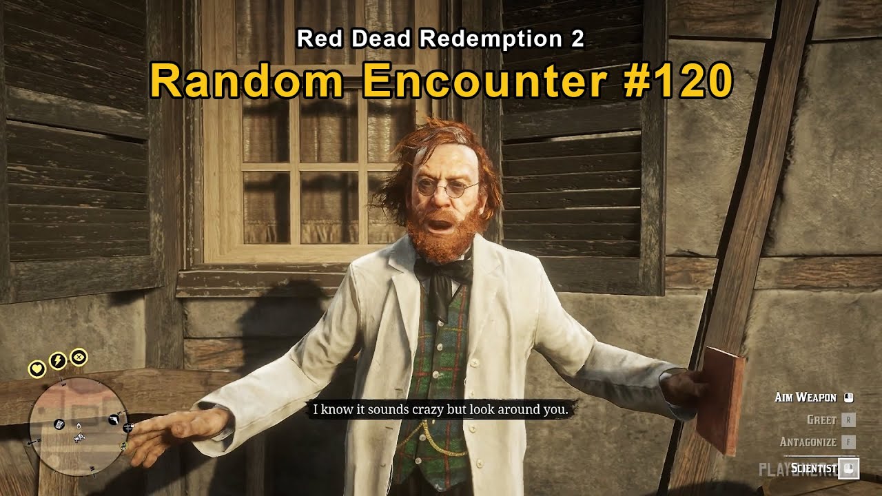 Scientist - Random Encounter #120 - Red Dead Redemption 2 - YouTube