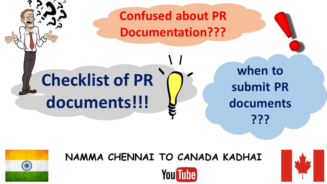 Secrets of PR Documentation, checklist of documents for Canadian PR in ...