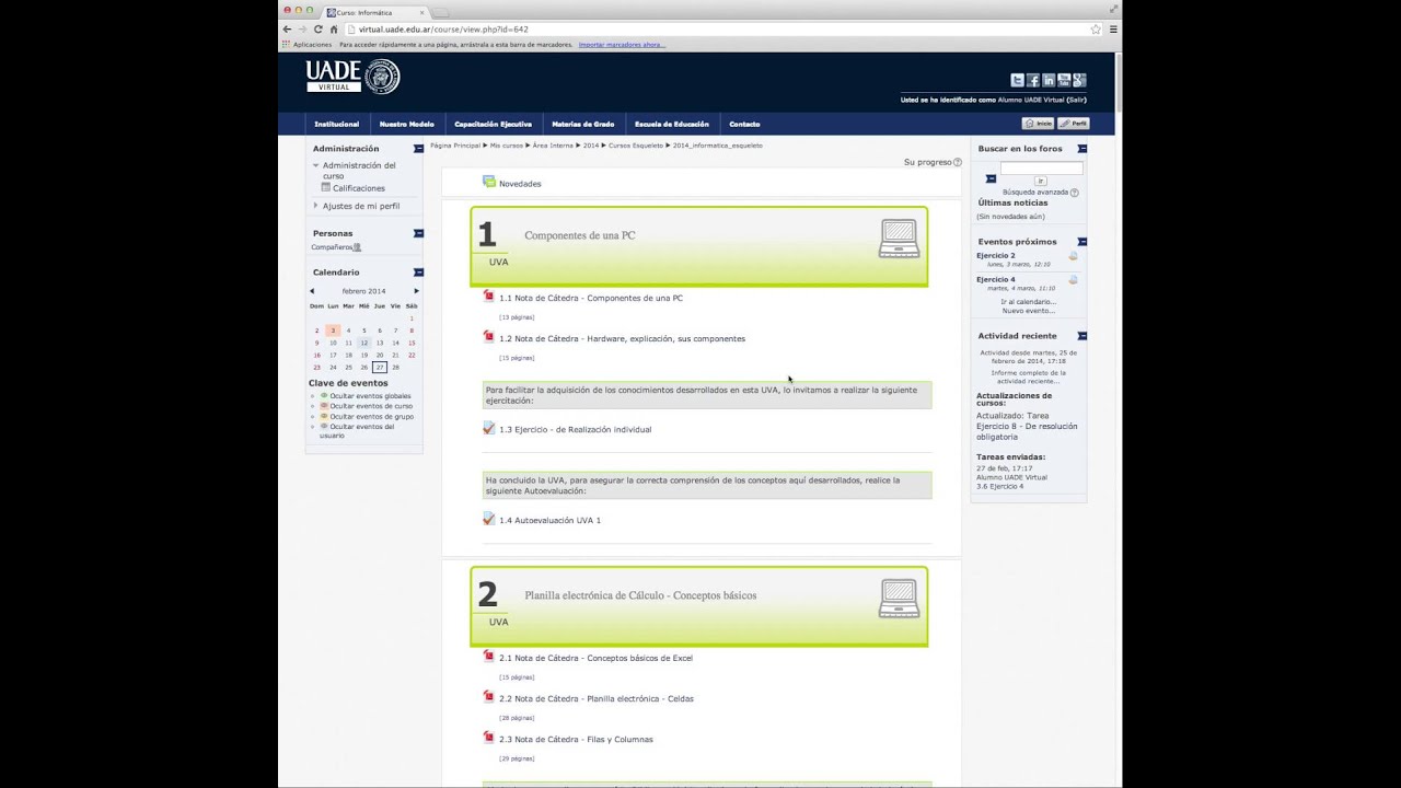 Tutorial UADE Virtual: Cómo subir archivos en actividades o foros - YouTube