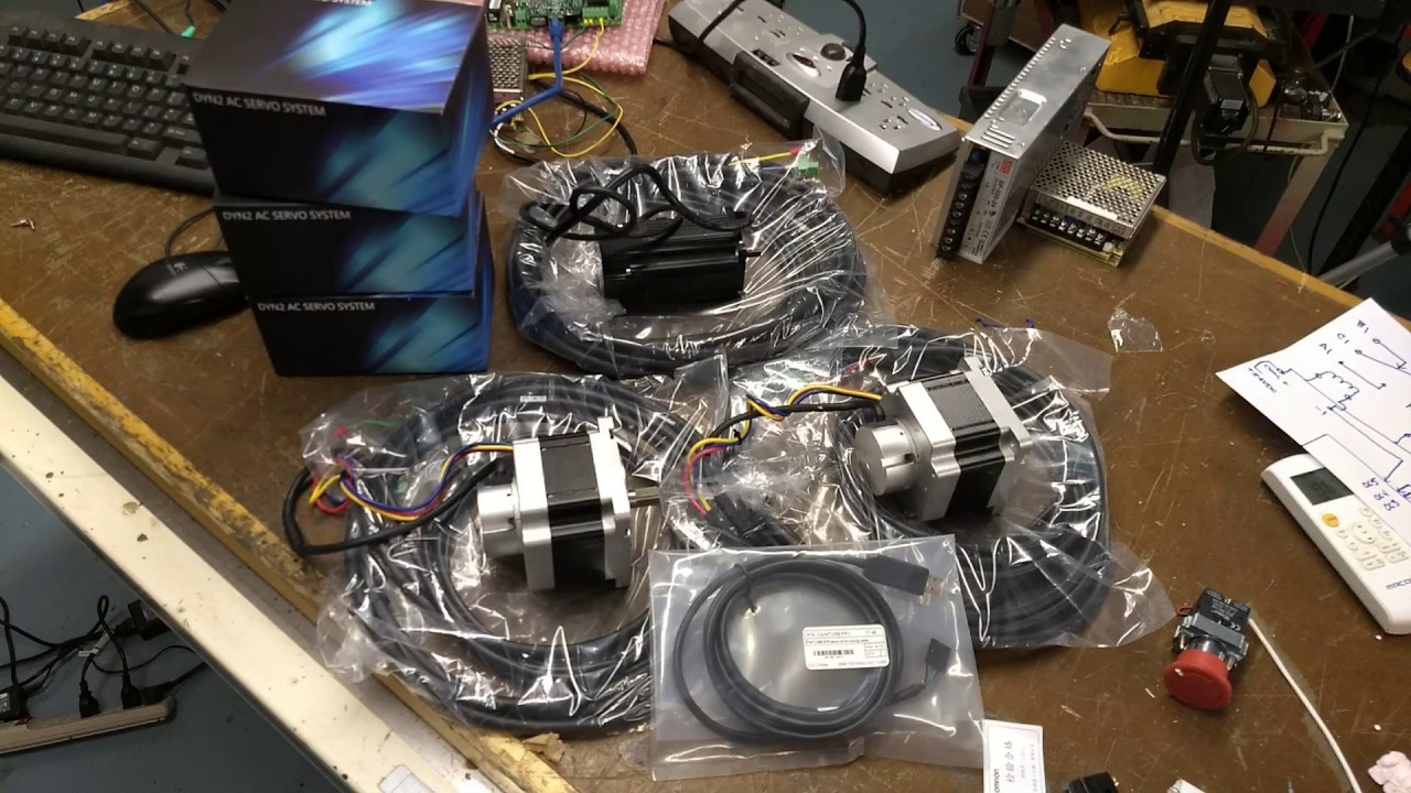 Emcoturn 120 Project - DMM AC Servo Motor and DYN2 Unboxing - YouTube