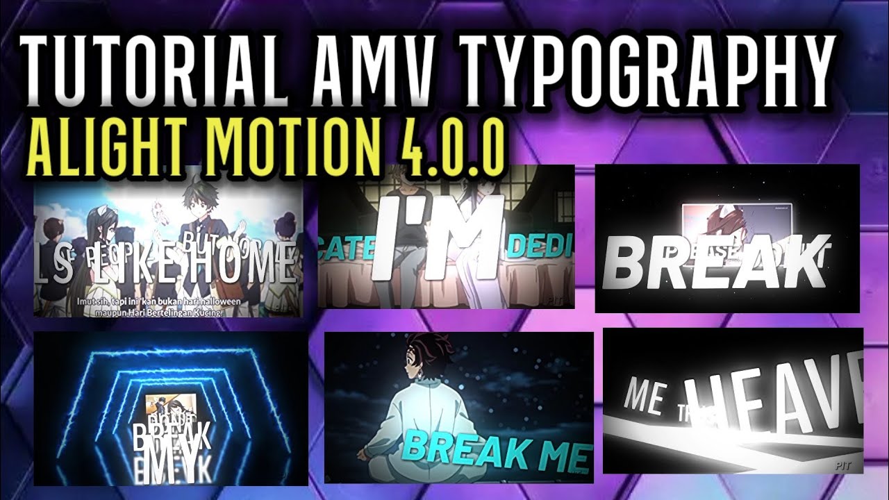 TUTORIAL ALIGHT MOTION AMV TYPOGRAPHY MOVE CAMERA - YouTube