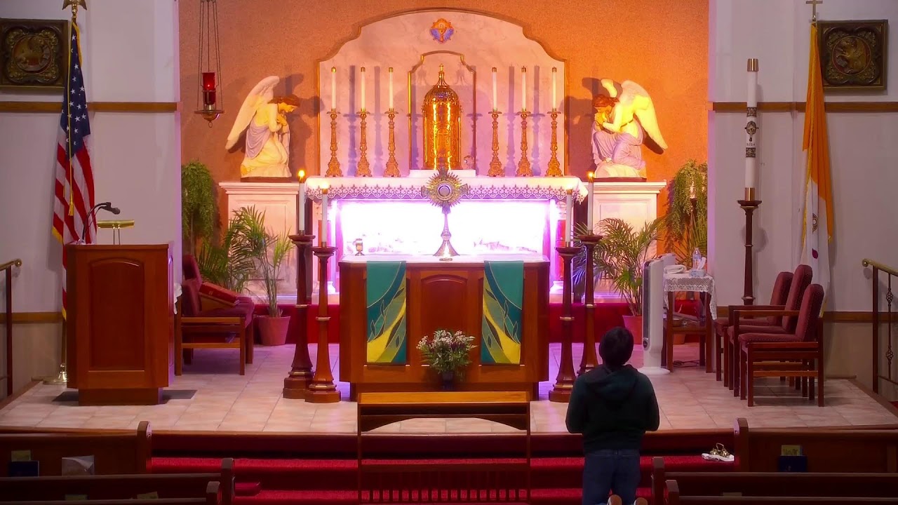 THE DAILY MASS & EUCHARISTIC ADORATION: Every Wednesday, Mass at 12 ...