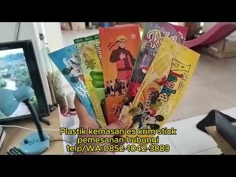 Plastik Kemasan Bungkus Es Krim Stik  Bontang