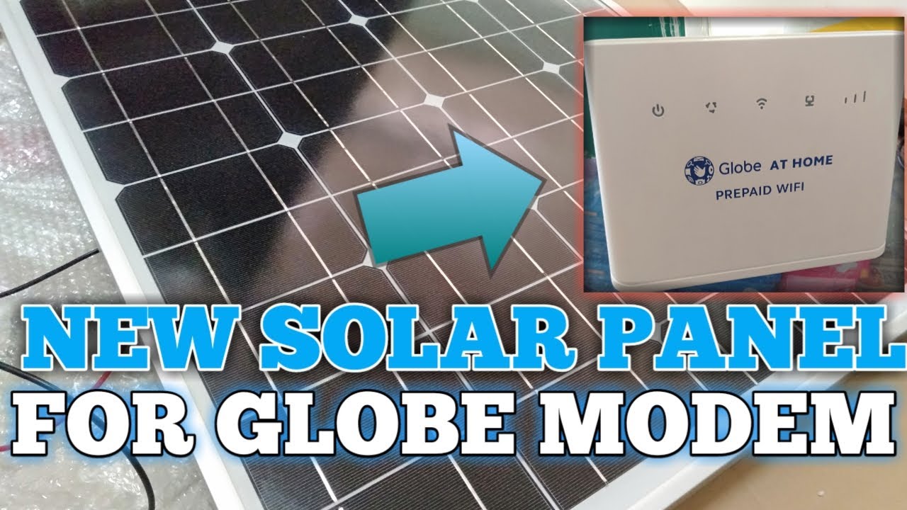 UPGRADING MY SOLAR PANEL FOR MY GLOBE MODEM 24/7 OPERATION - YouTube