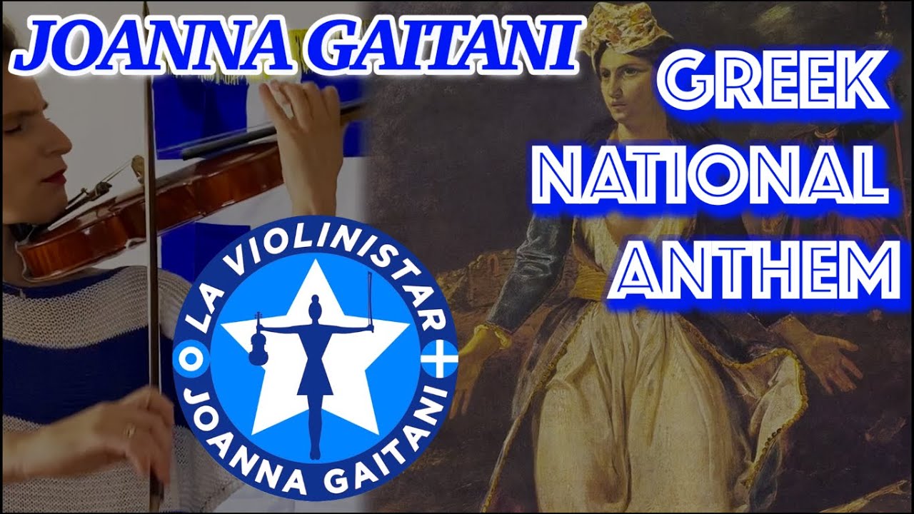 Greek National Anthem Violin Solo - La Violinistar - Joanna Gaitani ...