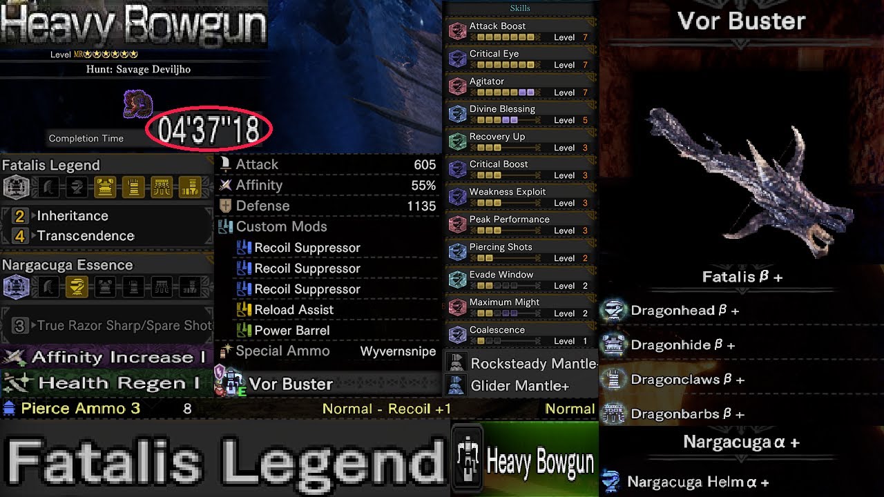 Monster Hunter World: Iceborne - Awesome "Vor Buster" Pierce 3 HBG ...