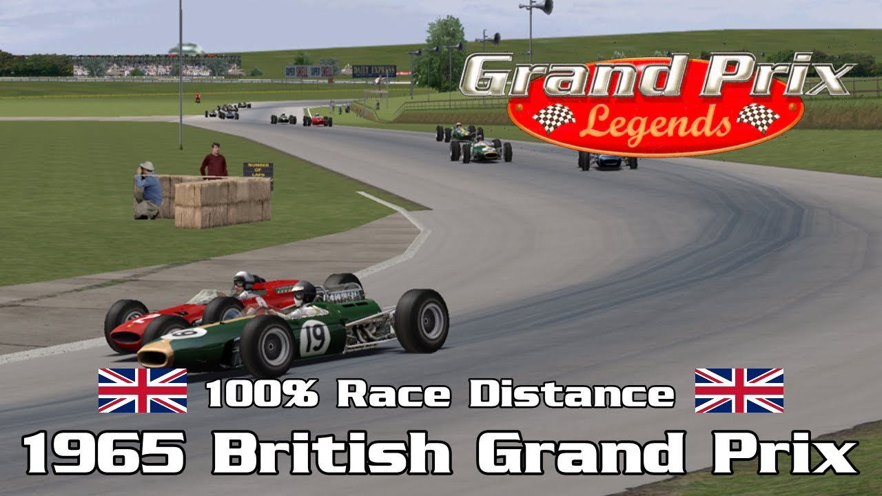 1965 British Grand Prix | Grand Prix Legends | 100% Race Distance - YouTube