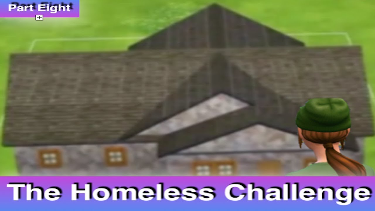 The Sims 4: Homeless Challenge // Building A Shelter (Part 8) - YouTube