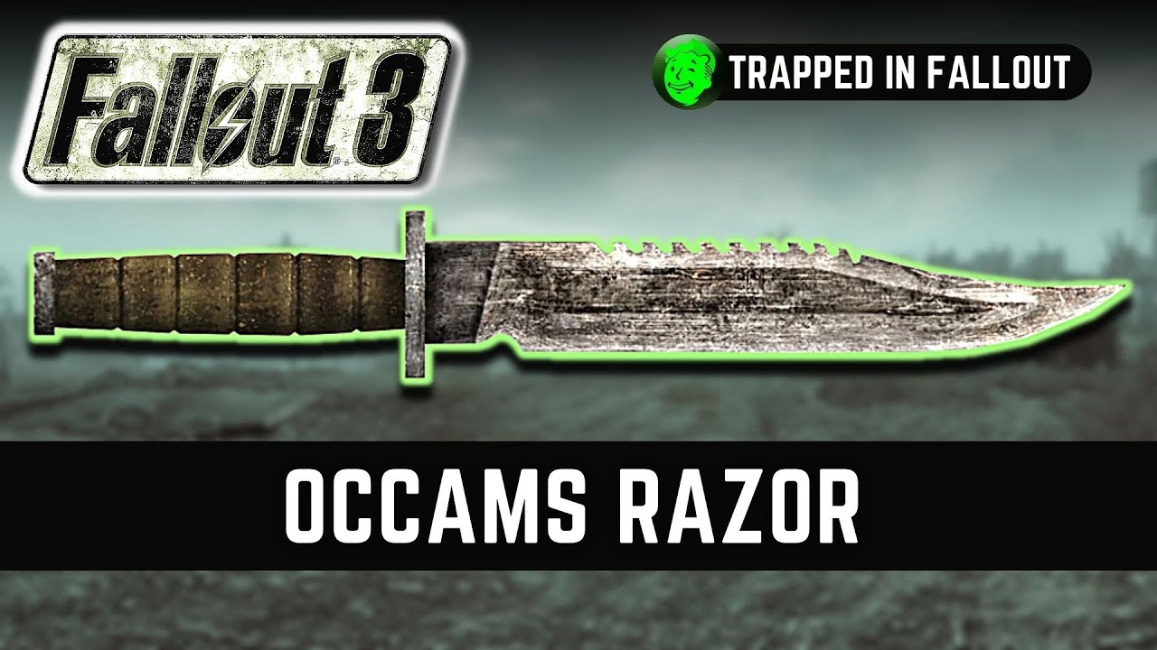 Unlock the Occams Razor: Fallout 3's Hidden Weapon - YouTube