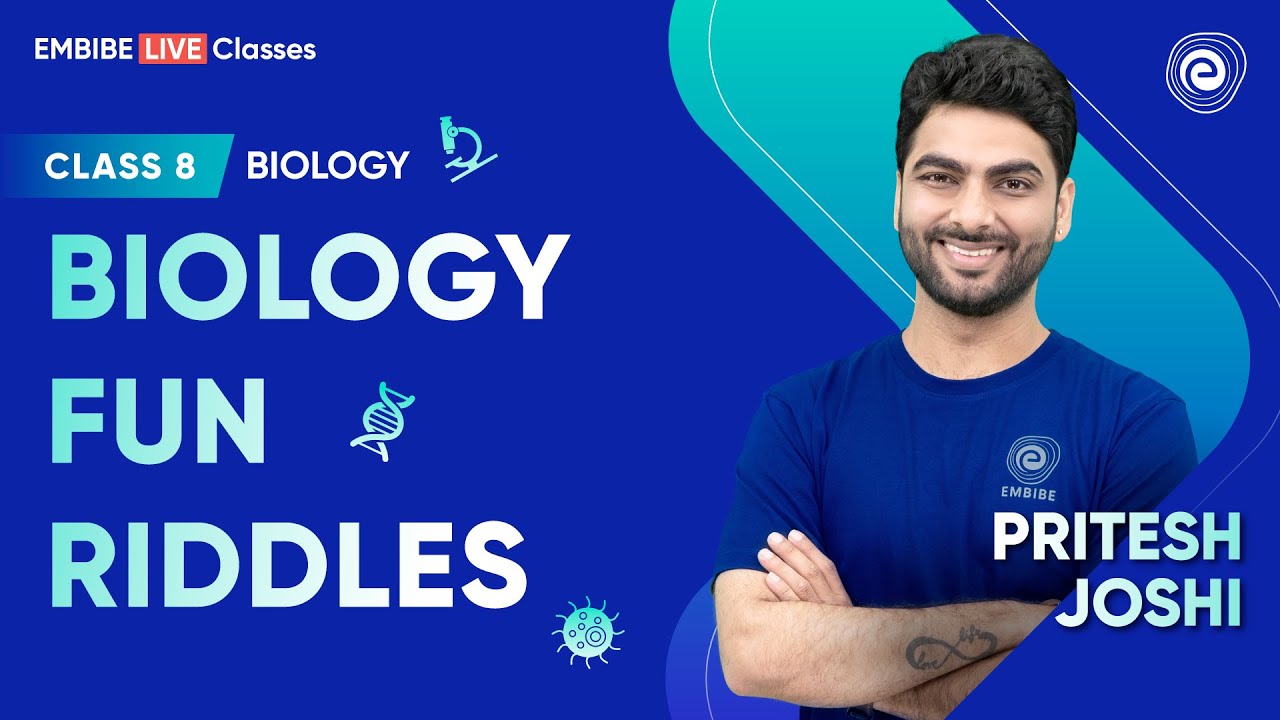 Biology Fun Riddles | CBSE Class 8 | CBSE Board 2023 | Pritesh Joshi ...