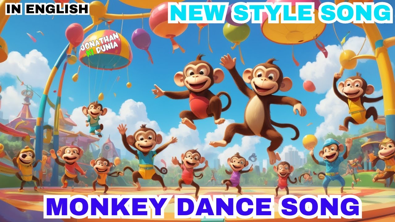 Dance Monkey kids Song In English | Rhythms and Nursing Song | New ...