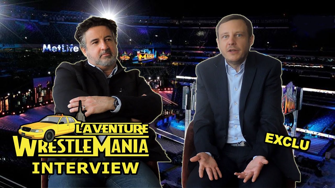 CHRISTOPHE AGIUS & PHILIPPE CHÉREAU - INTERVIEW WRESTLEMANIA 35 - YouTube