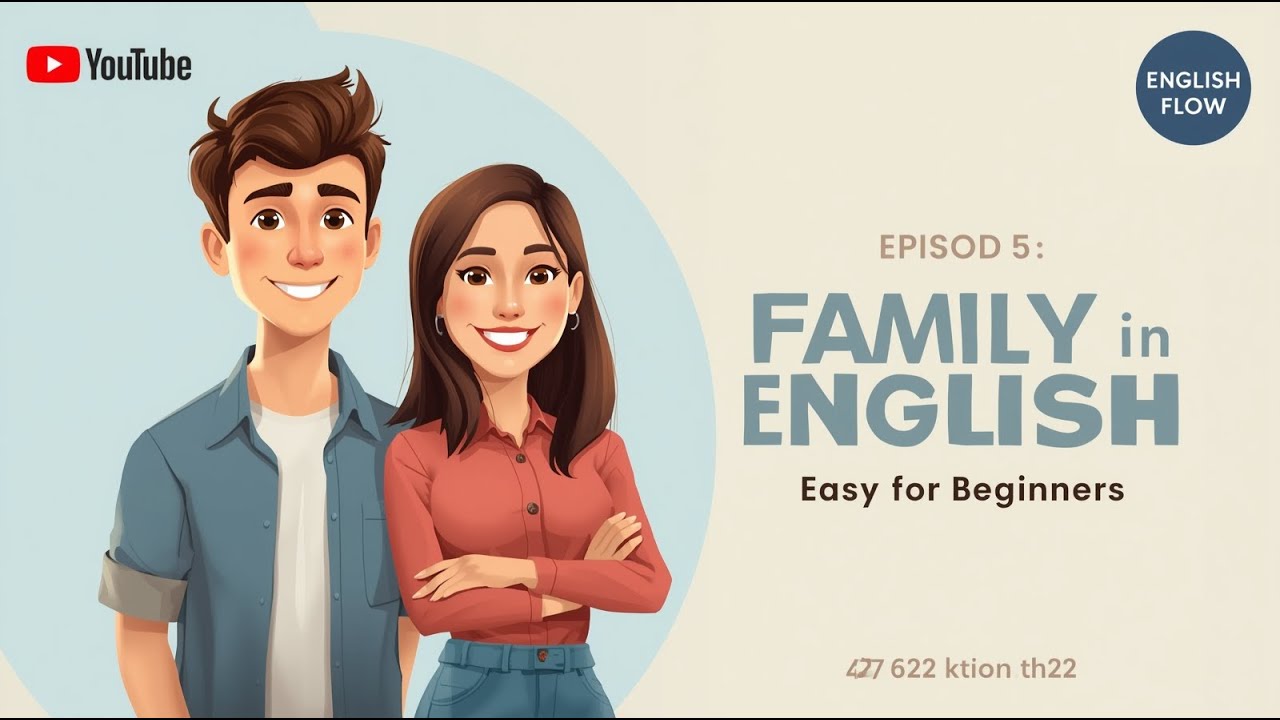 Learn English for Beginners – Family Members Vocabulary 👨‍👩‍👧 | Easy ...