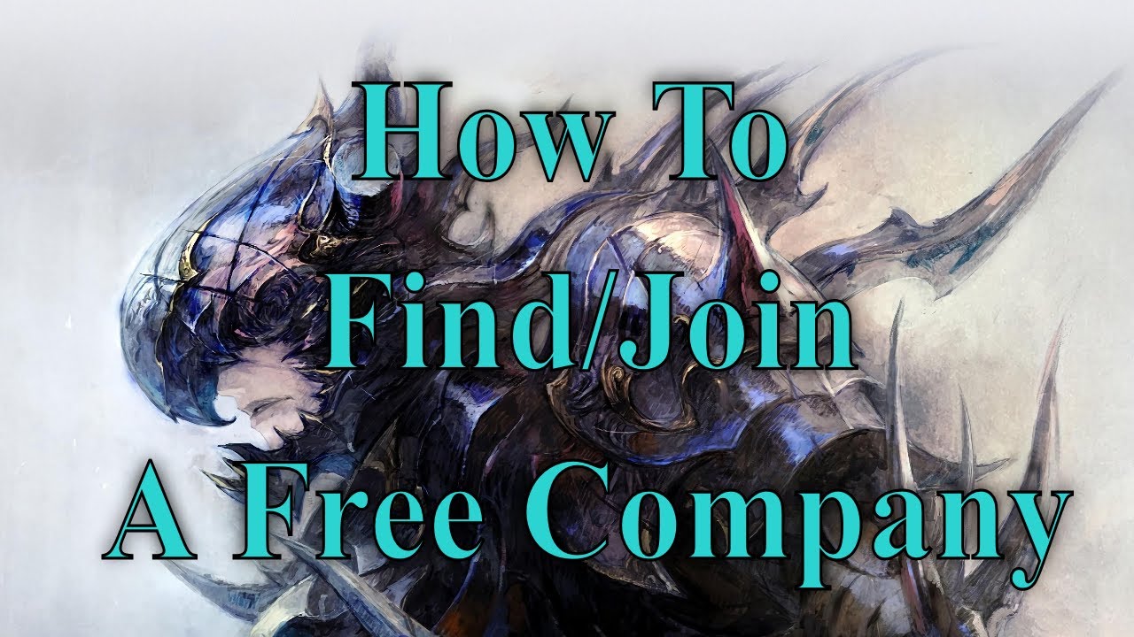 FFXIV How To Find/Join A Free Company Glamour and Dye Gear [New player ...