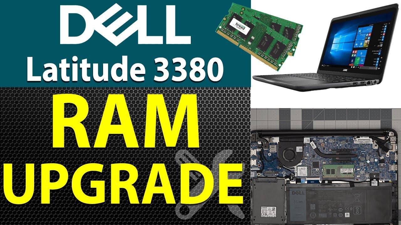 How to Upgrade RAM in Your Dell Latitude 3380 Laptop - YouTube