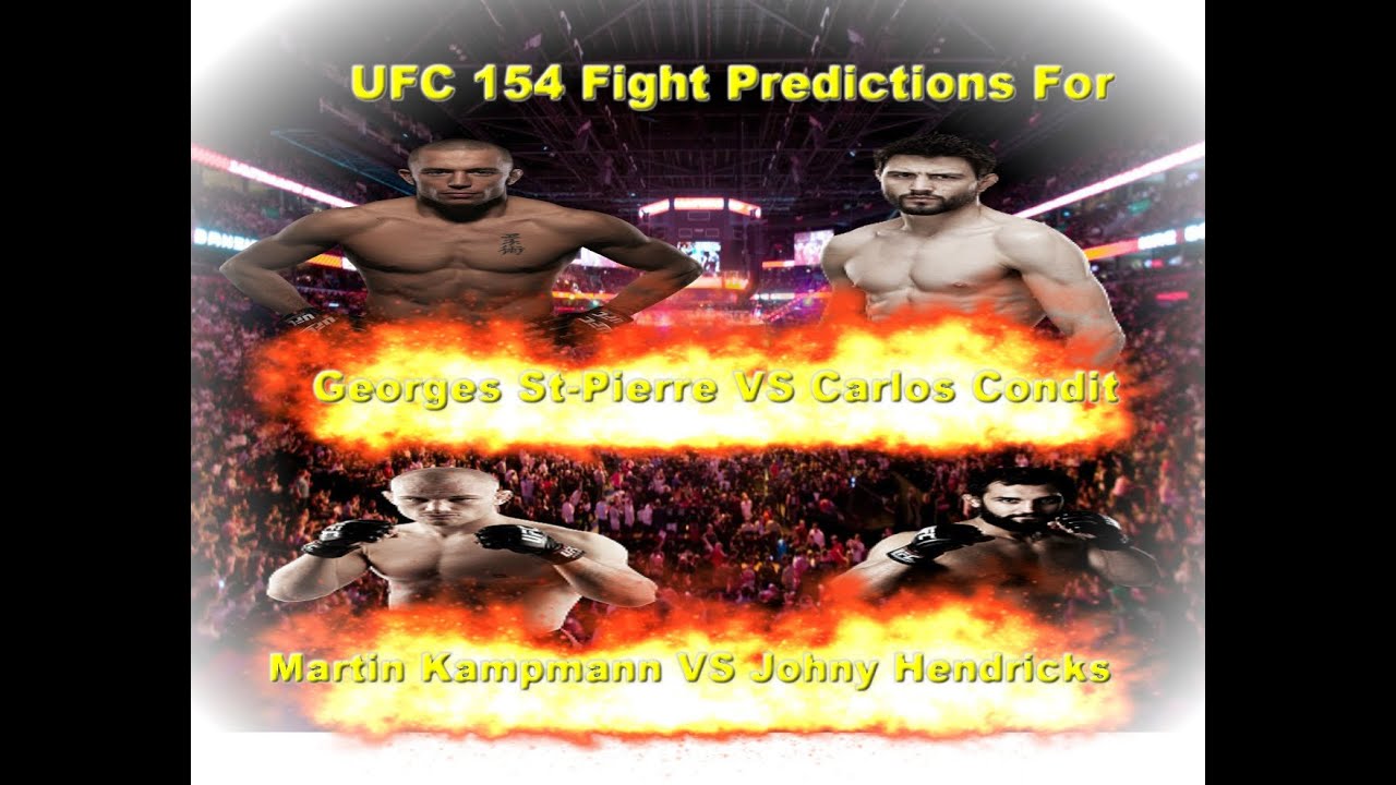UFC 154 Georges St-Pierre VS Carlos Condit - Fight Prediction - YouTube