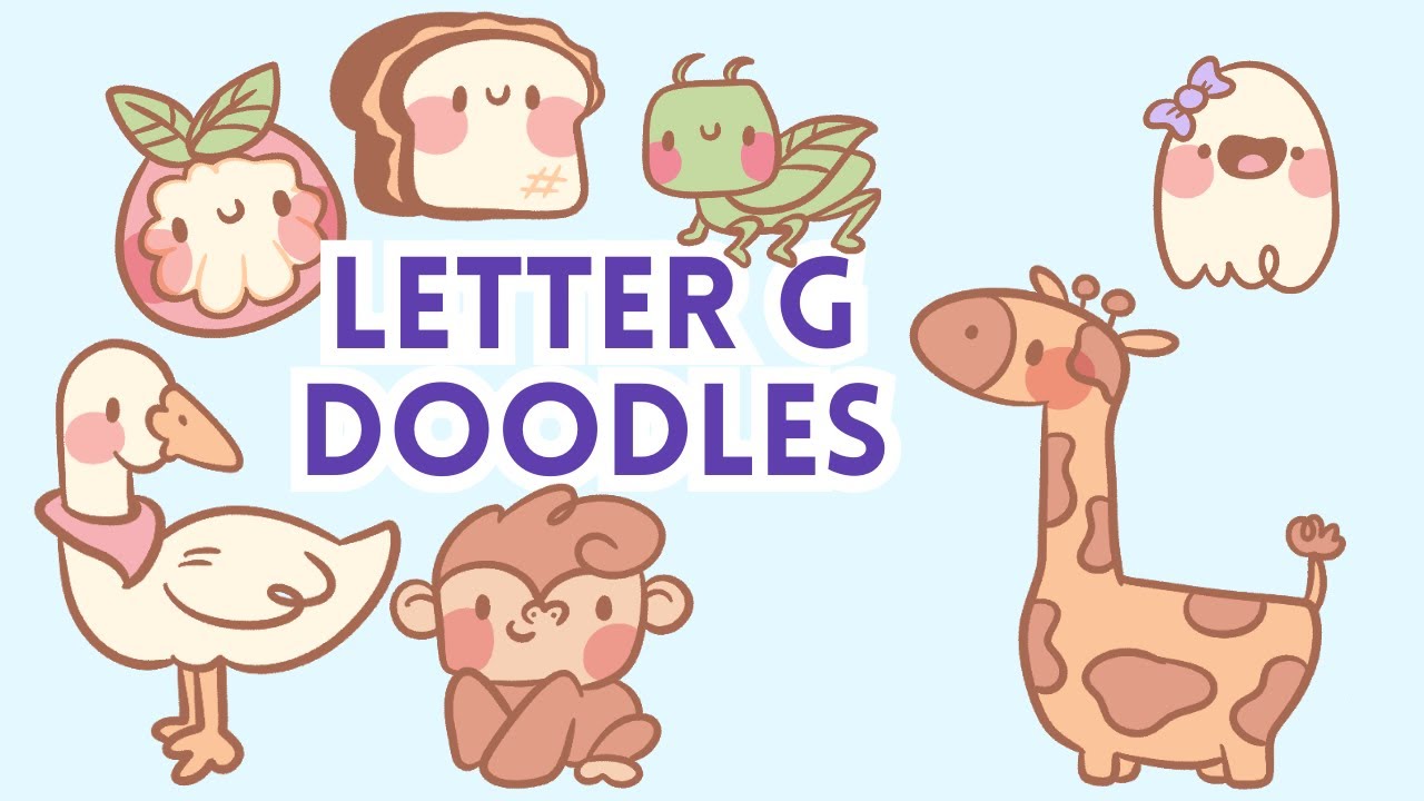 G Doodles: The Ultimate Alphabet Drawing Challenge - YouTube