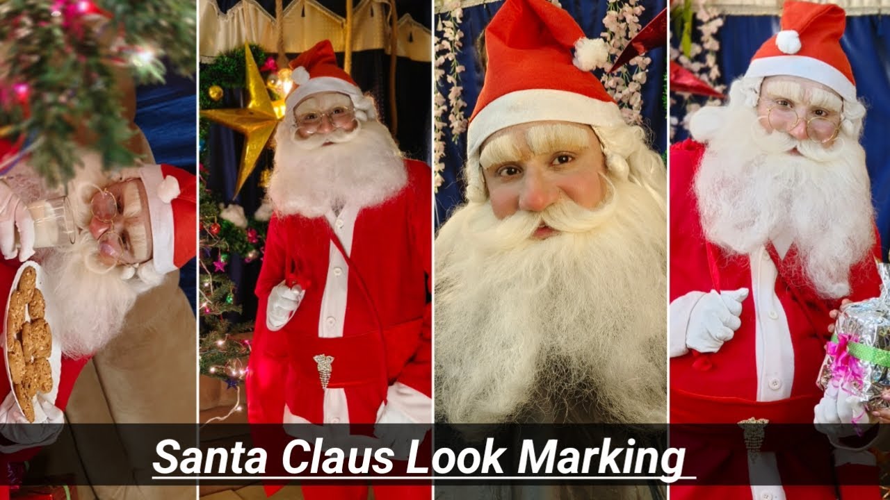 Santa Claus Makeup tutorial #pankajmakeupacademy - YouTube