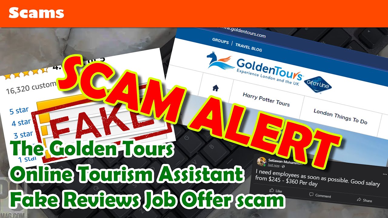 Golden Tours Tourism Online Assistant Deceiving SCAM: crypto, fake ...