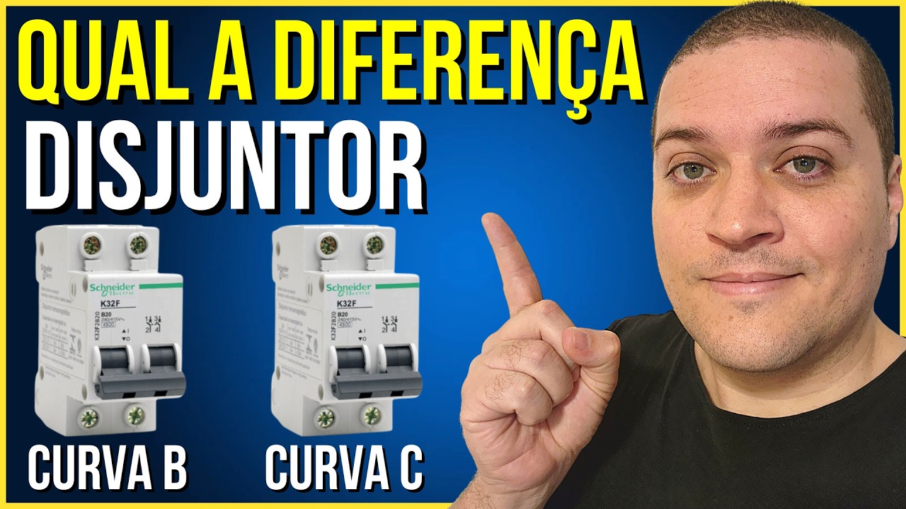 QUAL A DIFERENÇA DO DISJUNTOR CURVA B E CURVA C - COMO ESCOLHER? - YouTube