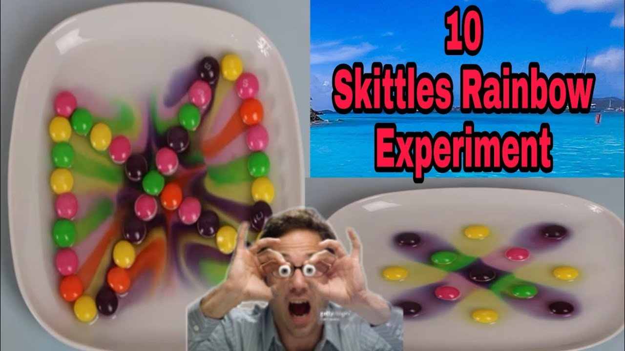 Skittles and water Experiment - YouTube